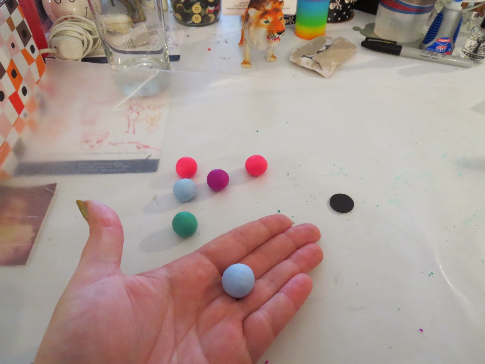 DIY Movember Magnets ~ SugarSkull Industries